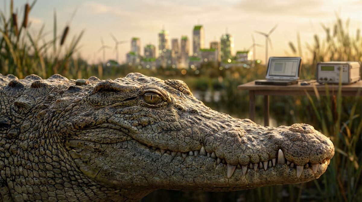 Victory Close-Up: Crocodile Wins Ecology Photo Contest