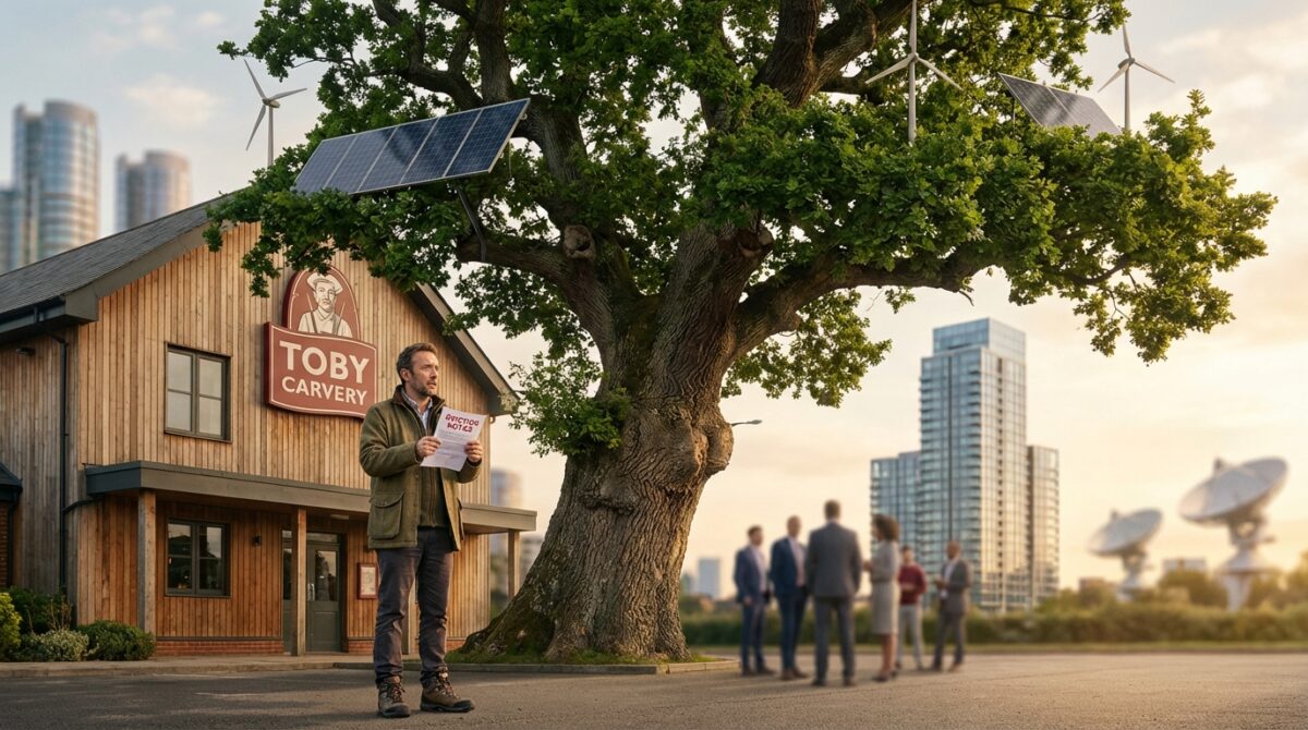 Toby Carvery Faces Eviction in North London Over Historic Oak Tree Removal